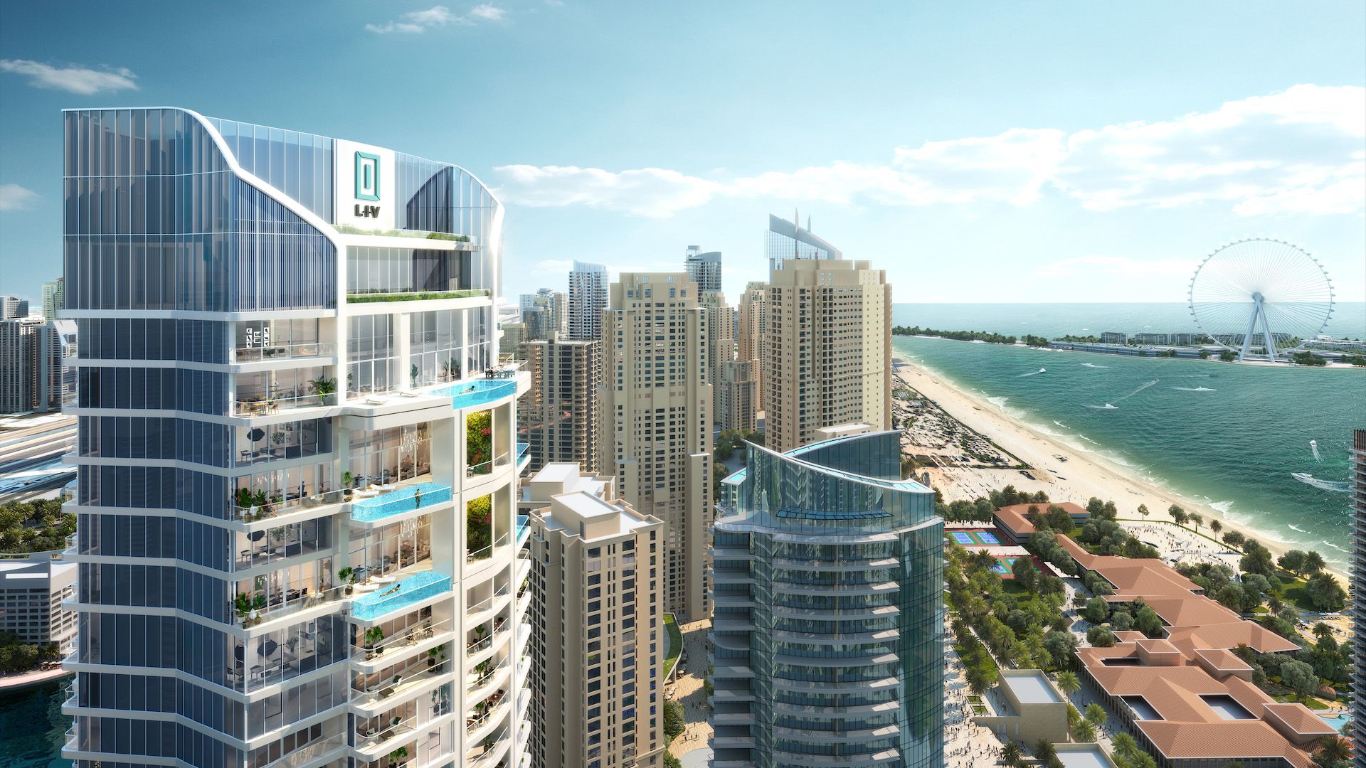 LIV LUX is a brand new residential tower close to the beach and ...